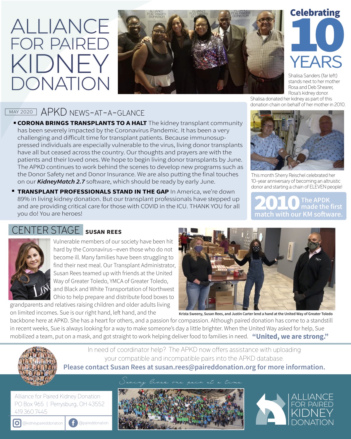 Newsletter MAY2020_FINAL | Alliance for Paired Kidney Donation